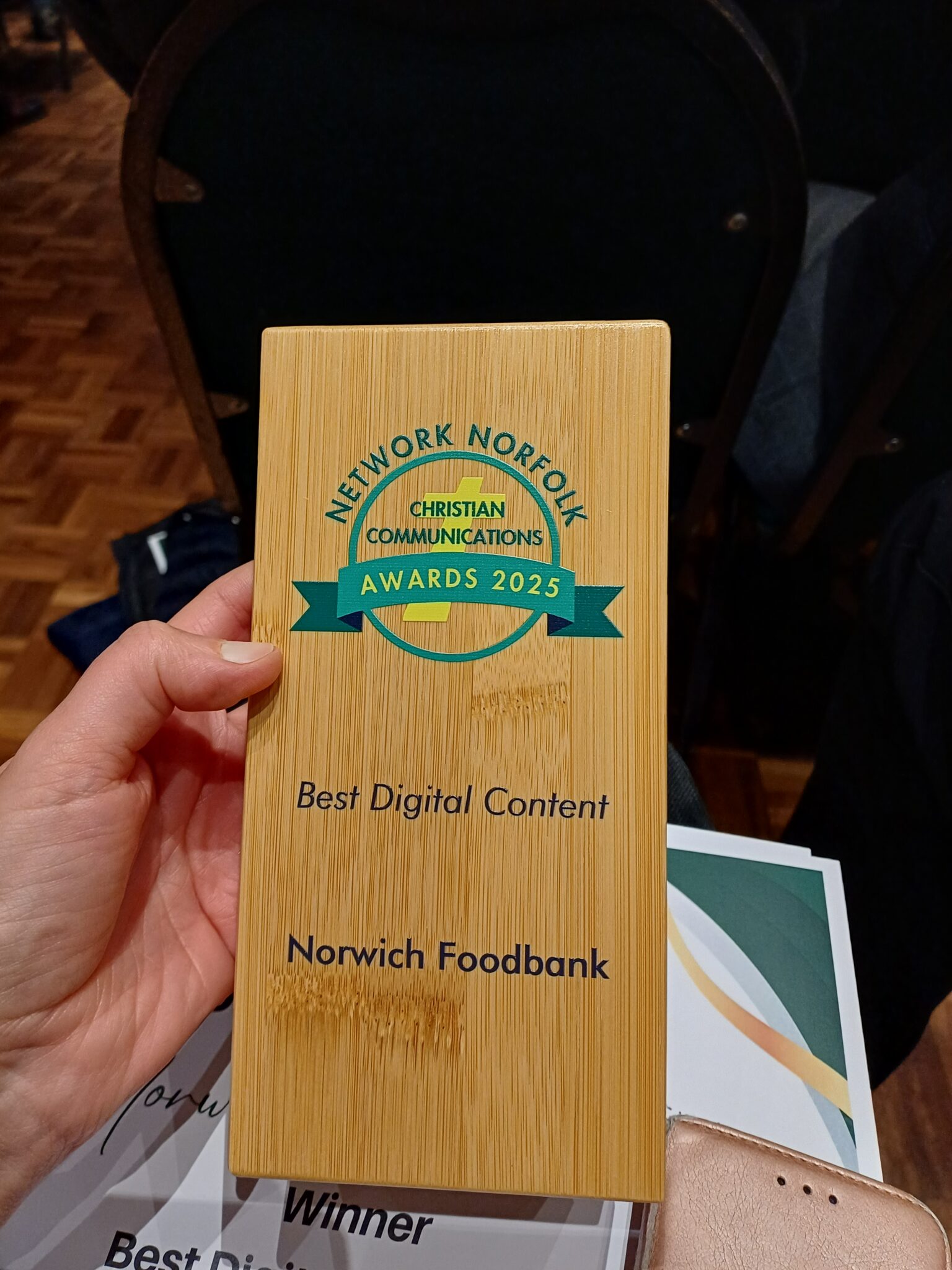 The Network Norfolk Communication Awards | Norwich Foodbank